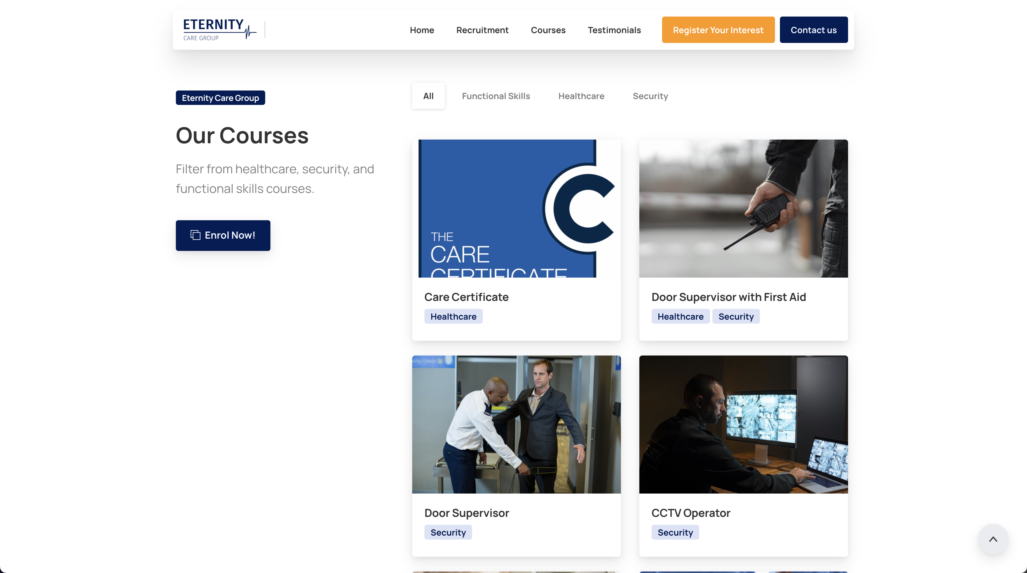 Eternity Care Group | Training Provider & Recruiter